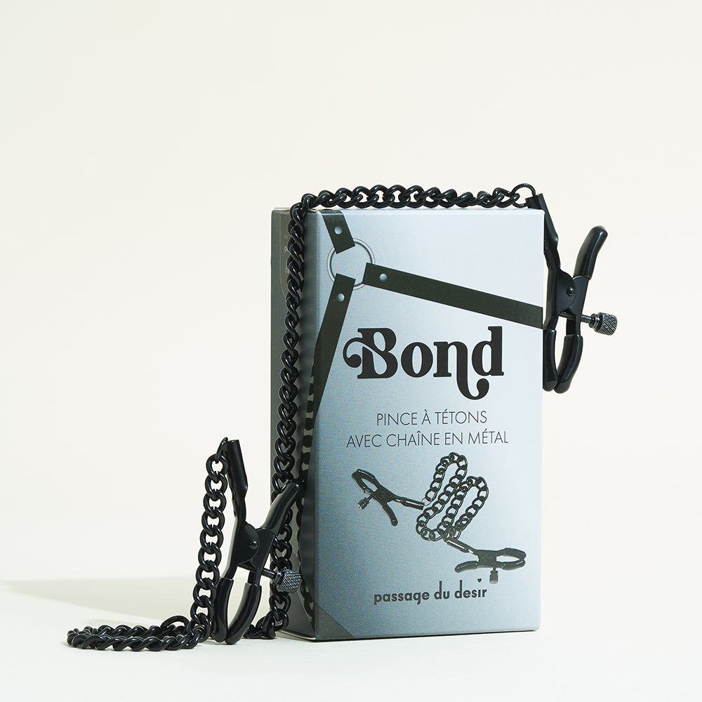 Nipple clamps Bond: Pleasure and pain with safety
